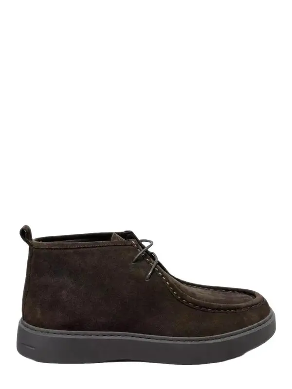 POCHE PARIS Suede Desert Boots - Brown