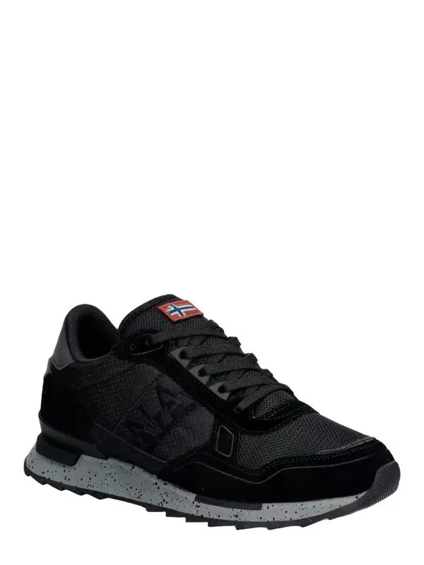 NAPAPIJRI Valor Logo-patch Panelled Sneakers - Black