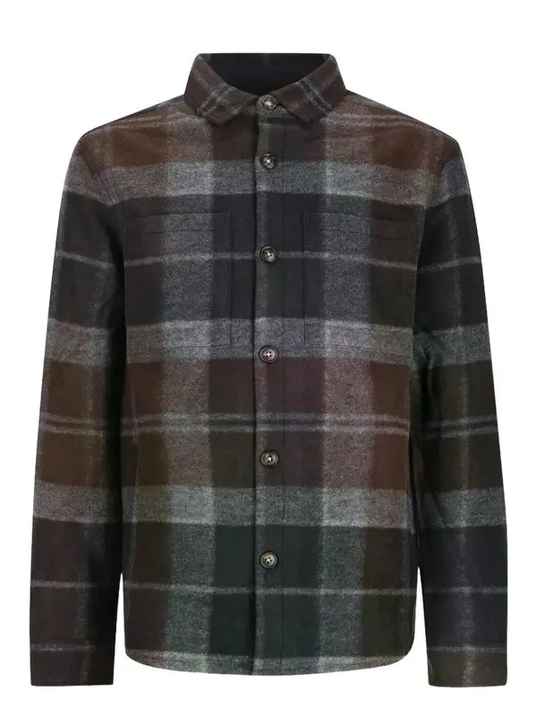 Barbour Woodlane Check-pattern Button-down Shirt - Brown