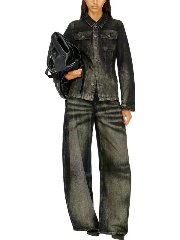 DIESEL® Relaxed Jeans High-waist 1987 D-khelz - Black
