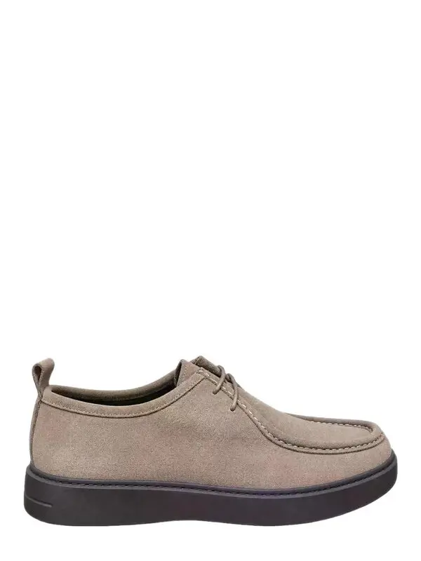 POCHE PARIS Cipele Lace-up Suede Loafers - Neutrals
