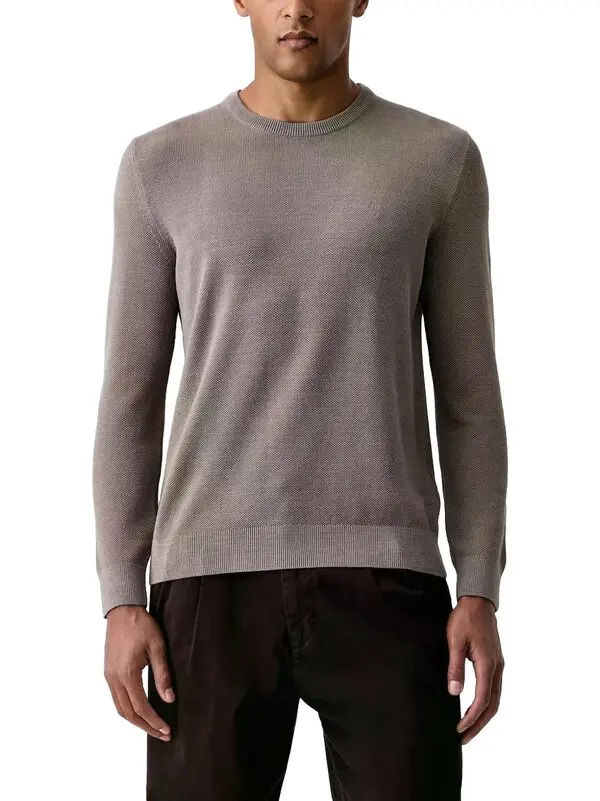 Marc O'polo Textured-knit Sweater - Grey