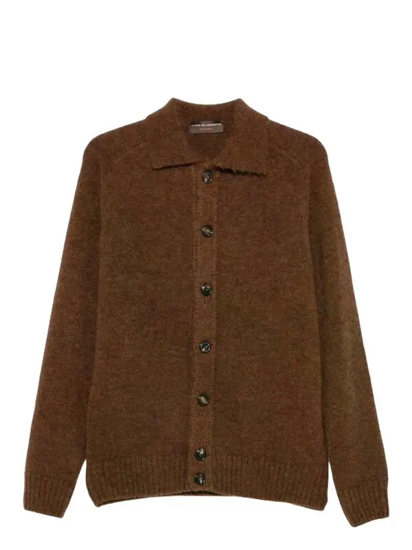 FILIPPO DE LAURENTIIS Button-fastening Cardigan - Brown