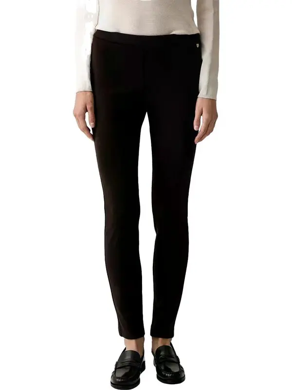 Armani Exchange Zip-hem Slim-fit Trousers - Brown
