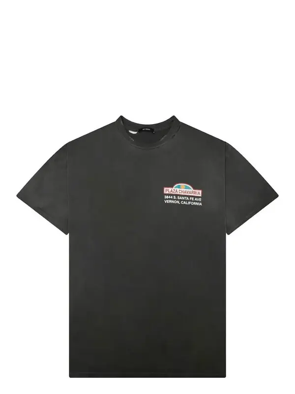 WILLY CHAVARRIA Graphic-print Distressed T-shirt - Black