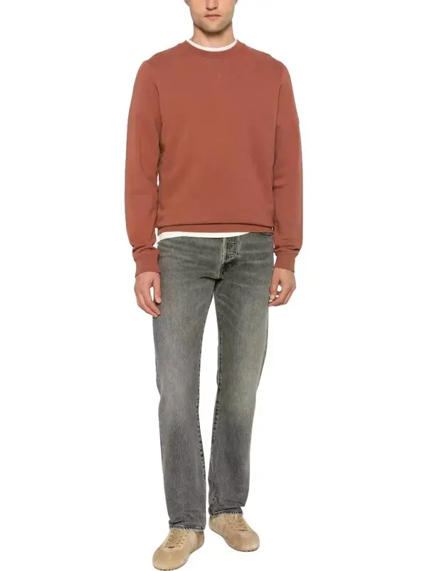 Sunspel Crew-neck Sweatshirt - Brown