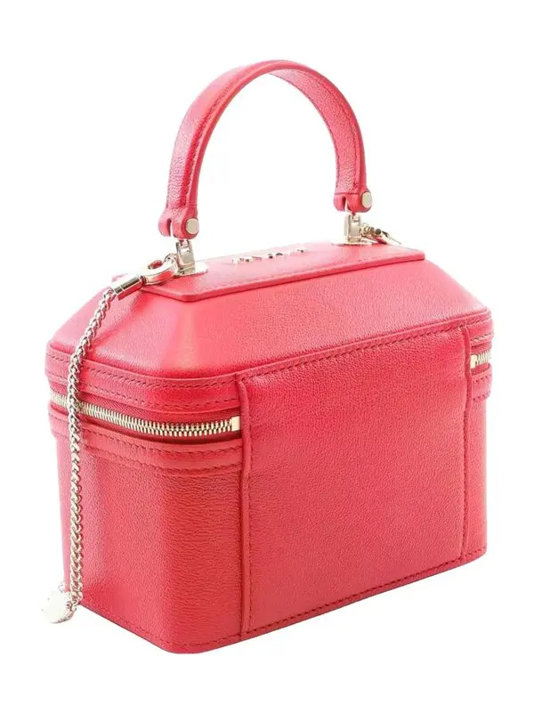 BVLGARI 2020-2026 Leather Serpenti Forever Vanity Bag Satchel - Red