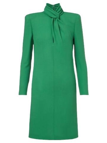 Valentino Garavani Virgin Wool Minidress - Green
