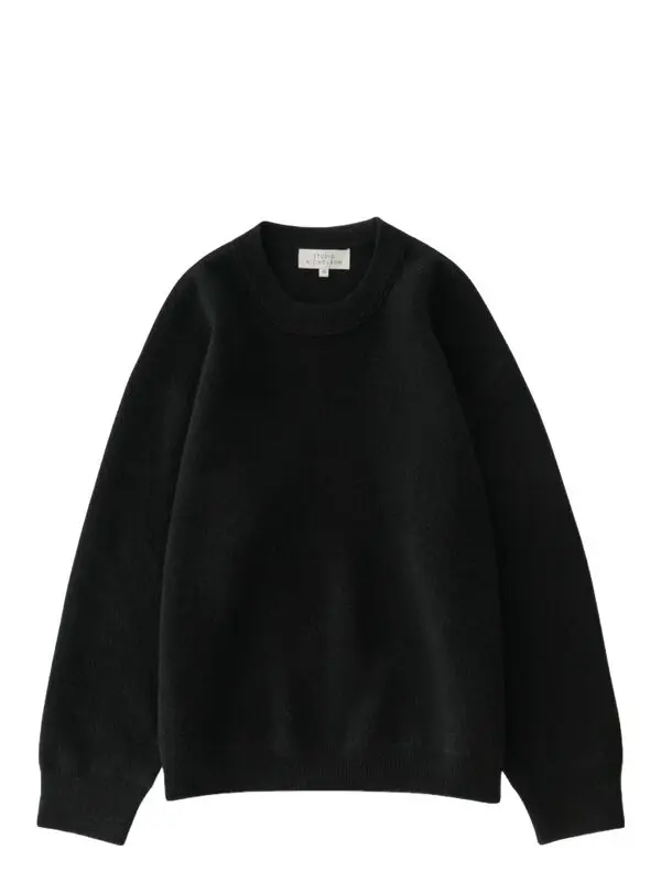 Studio Nicholson Crew-neck Long-sleeve Sweater - Black