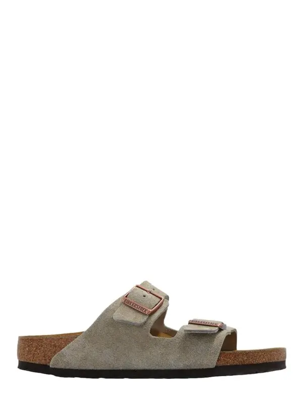 BIRKENSTOCK Arizona Suede Slip-on Sandals - Green