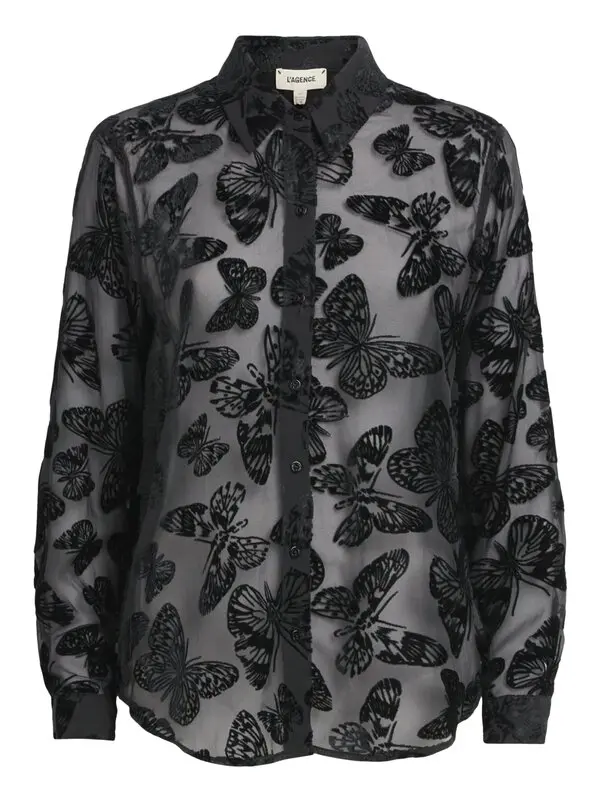 L'Agence Laurent Blouse - Black
