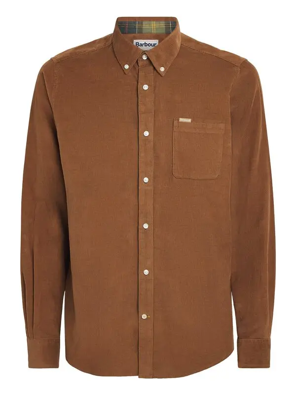 Barbour Cotton Ramsey Tailored Shirt - Brown