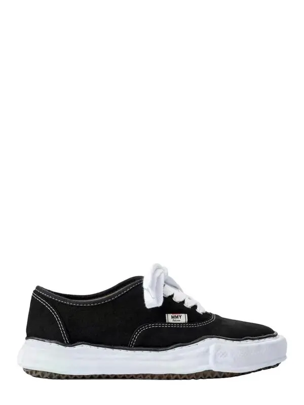 Mihara Yasuhiro Baker Og Sole Suede Low-top Sneakers - Black