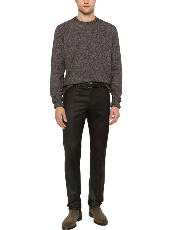 Corneliani Crew-neck Sweater - Brown