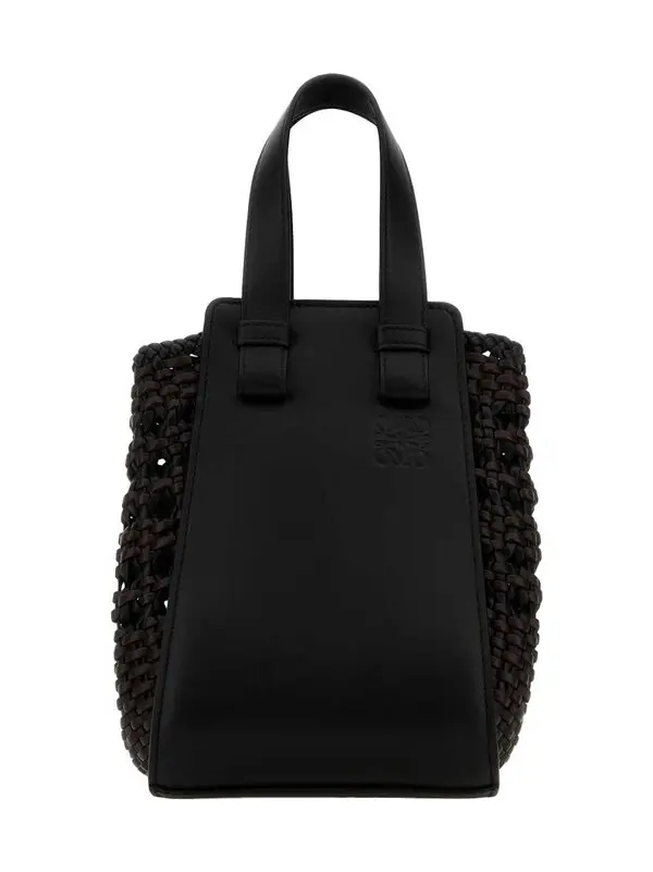 Loewe Hammock Leather Bag - Black