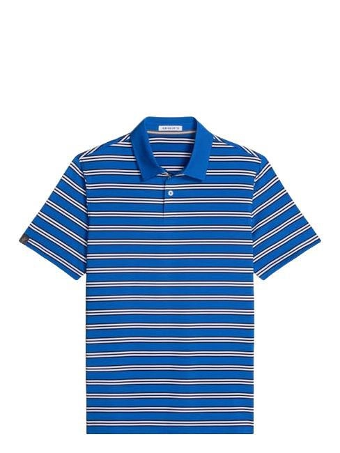 ASHWORTH GOLF Classic Stripe Polo - Sail Multi
