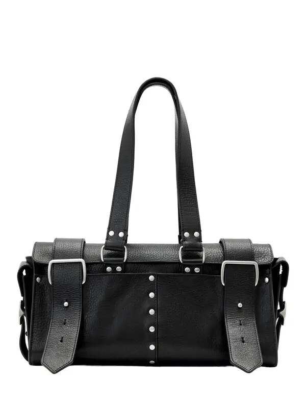 ALLSAINTS Stud Leather Grab Bag - Black