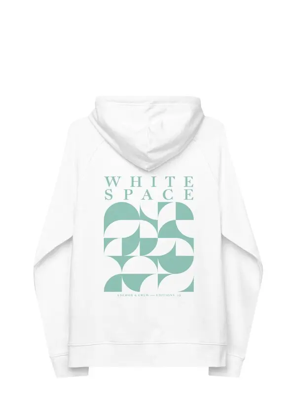 ANCHOR & CREW Fifteen Space Editions Organic Cotton Hoodie - White