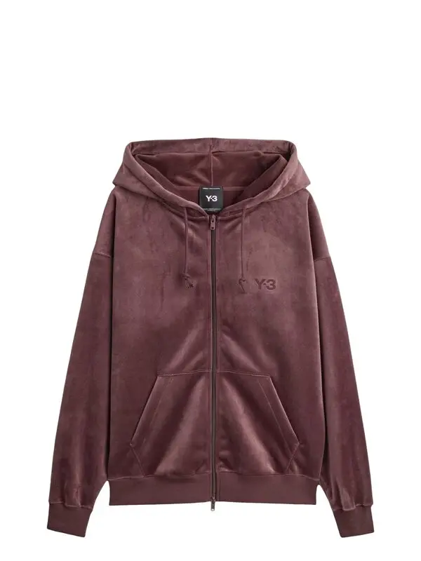 Adidas X Y-3 Velvet Corduroy Hoodie Asia Sizing - Night Red
