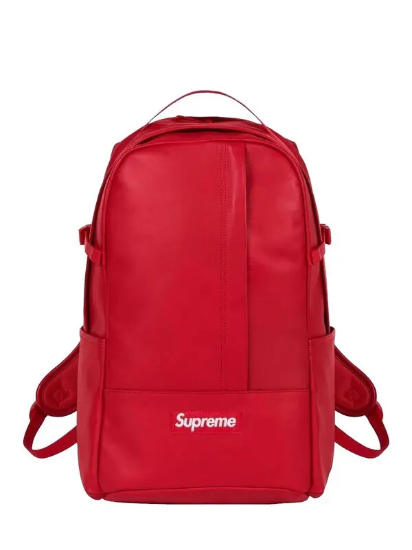 Supreme Fw23 Leather Bag - Red