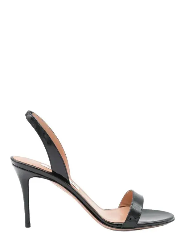 AQUAZZURA So Nude Sandal 85 - Black