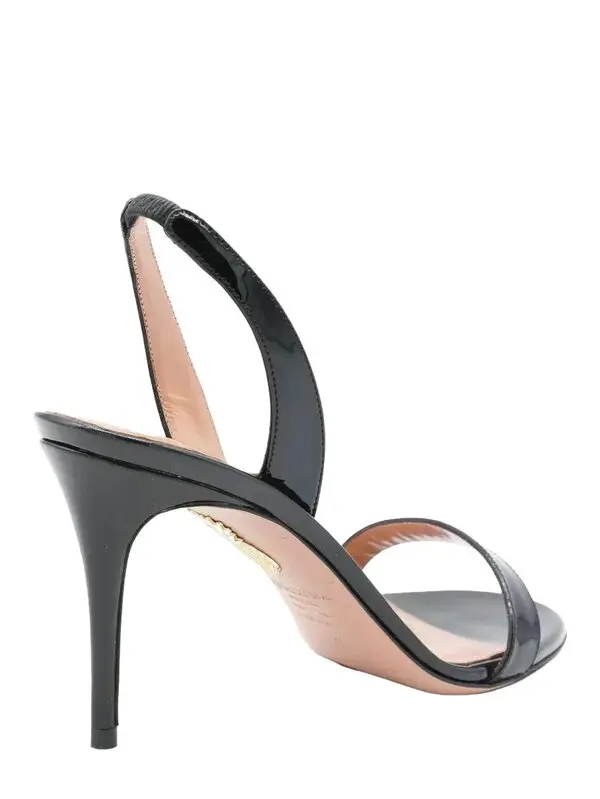 AQUAZZURA So Nude Sandals 85 - Black