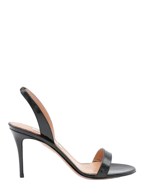 AQUAZZURA So Nude Sandals 85 - Black