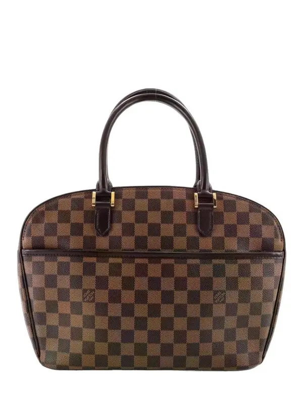 LOUIS VUITTON Sarria Handbag Damier Horizontal Satchel - Brown