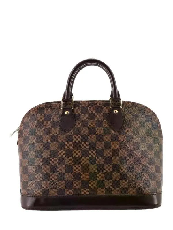 LOUIS VUITTON Alma Handbag Damier Pm Satchel - Brown