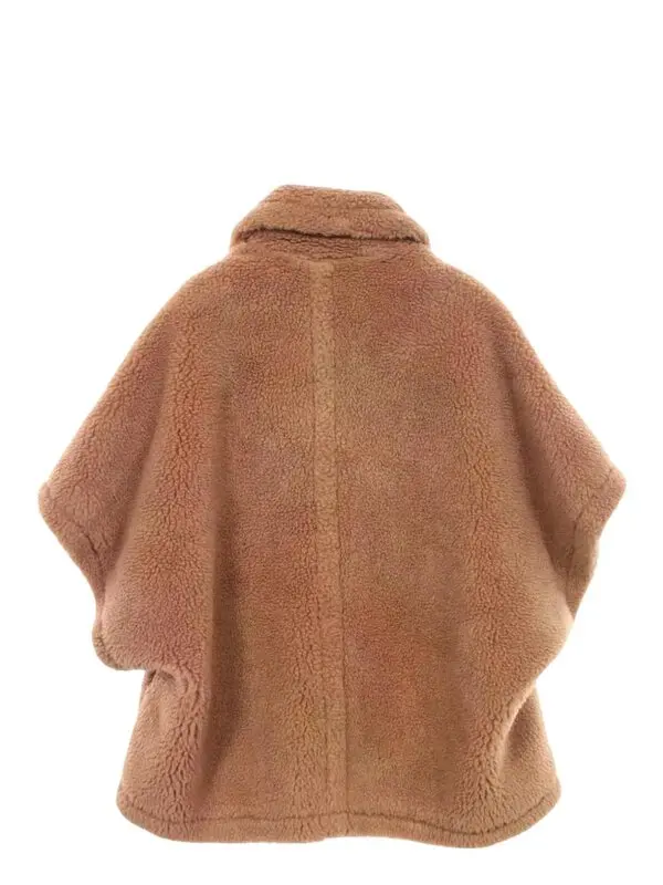 Max Mara 2010s Teddy Bear Tebe Cape - Brown