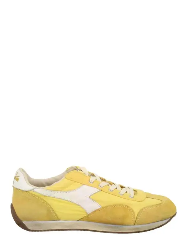 DIADORA Suede-panelled Sneakers - Yellow