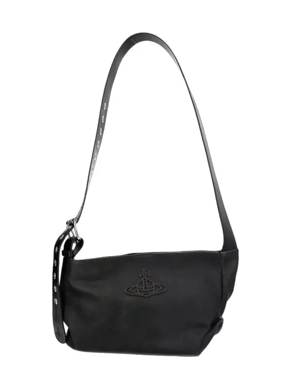 VIVIENNE WESTWOOD Small Maxime Leather Shoulder Bag - Black
