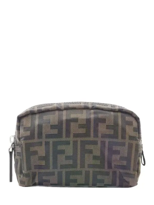 Fendi 2020s Zucca Pouch Bag - Brown