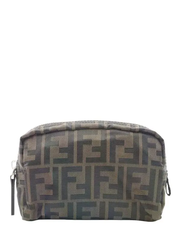 Fendi 2020s Zucca Pouch Bag - Brown