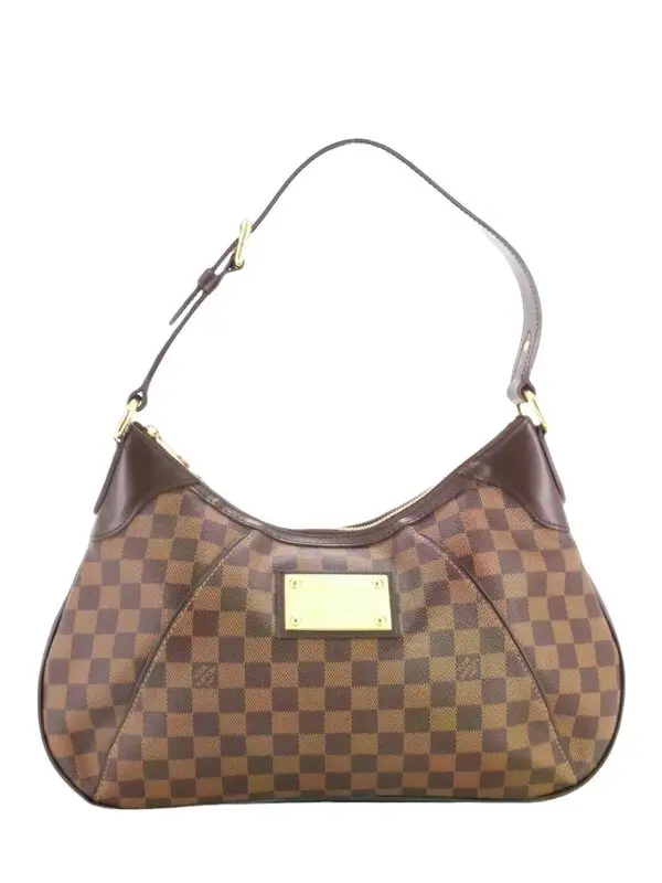 LOUIS VUITTON Thames Handbag Damier Gm Hobo Bag - Brown