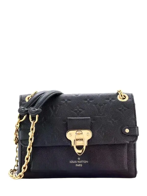 LOUIS VUITTON Vavin Handbag Monogram Empreinte Leather Bb Crossbody Bag - Black