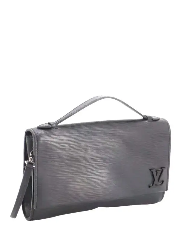 LOUIS VUITTON Clery Handbag Epi Leather Crossbody Bag - Black