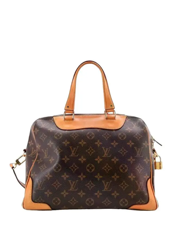 LOUIS VUITTON Retiro Nm Handbag Monogram Canvas And Leather Satchel - Brown