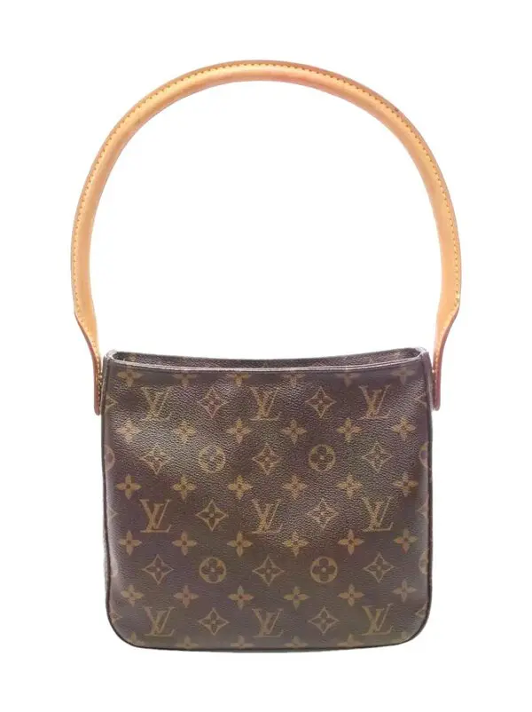 LOUIS VUITTON 2003 Mm Monogram Looping Shoulder Bag - Brown
