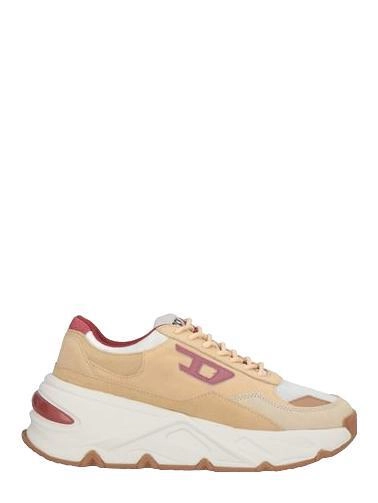 DIESEL® Sneakers Size Leather, Textile Fibers - Beige