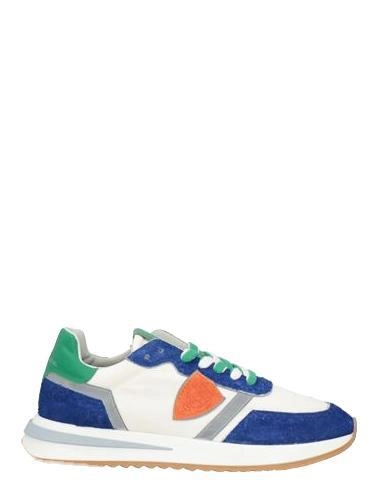 Philippe Model Sneakers Size Leather, Textile Fibers - Blue