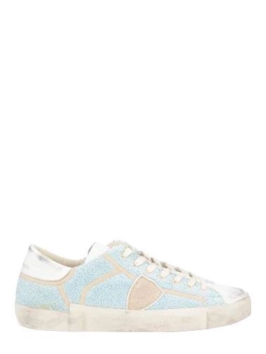 Philippe Model Sneakers Size Leather, Textile Fibers - Blue