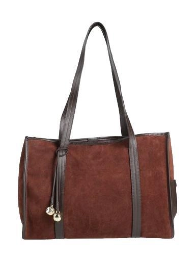 Sandro Shoulder Bag Leather - Brown