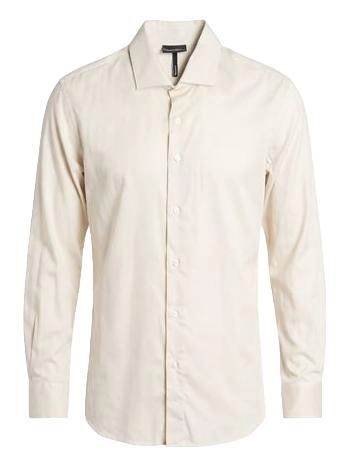 Emporio Armani Shirt Size Cotton, Elastane - Beige