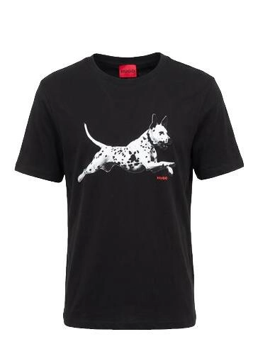 Hugo T-shirt Size Cotton - Black
