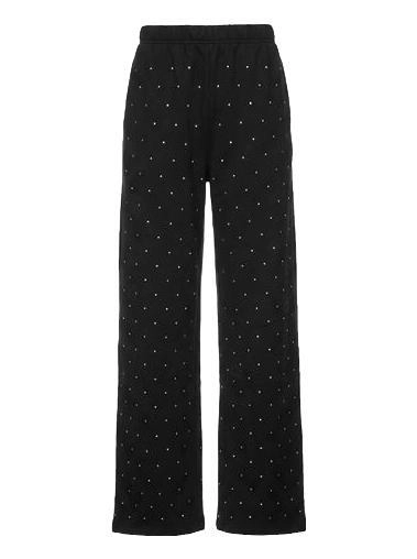 Good American Pants Size Cotton, Polyester - Black