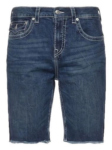 True Religion Denim Shorts Size Cotton, Elastane - Blue