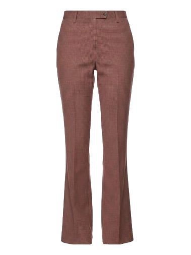 Aspesi Pants Burgundy Size Virgin Wool, Elastane - Red