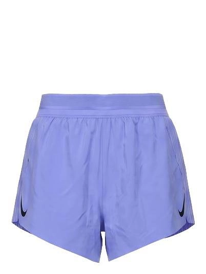 Nike Shorts & Bermuda Shorts Pastel Size Polyester, Elastane - Blue