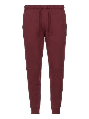 Nike Pants Burgundy Size Polyester, Cotton - Red
